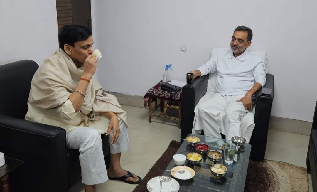 उपेंद्र कुशवाहा की चाय, नित्यानंद राय ने ली चुस्की; कोई खेला होगा क्या ...